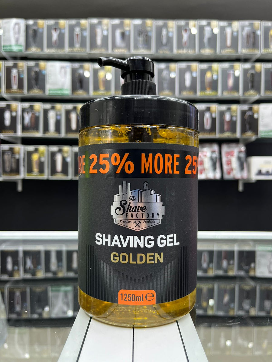 Shave Factory - Shaving Gel Golden 1250ml – soybarbermonterrey