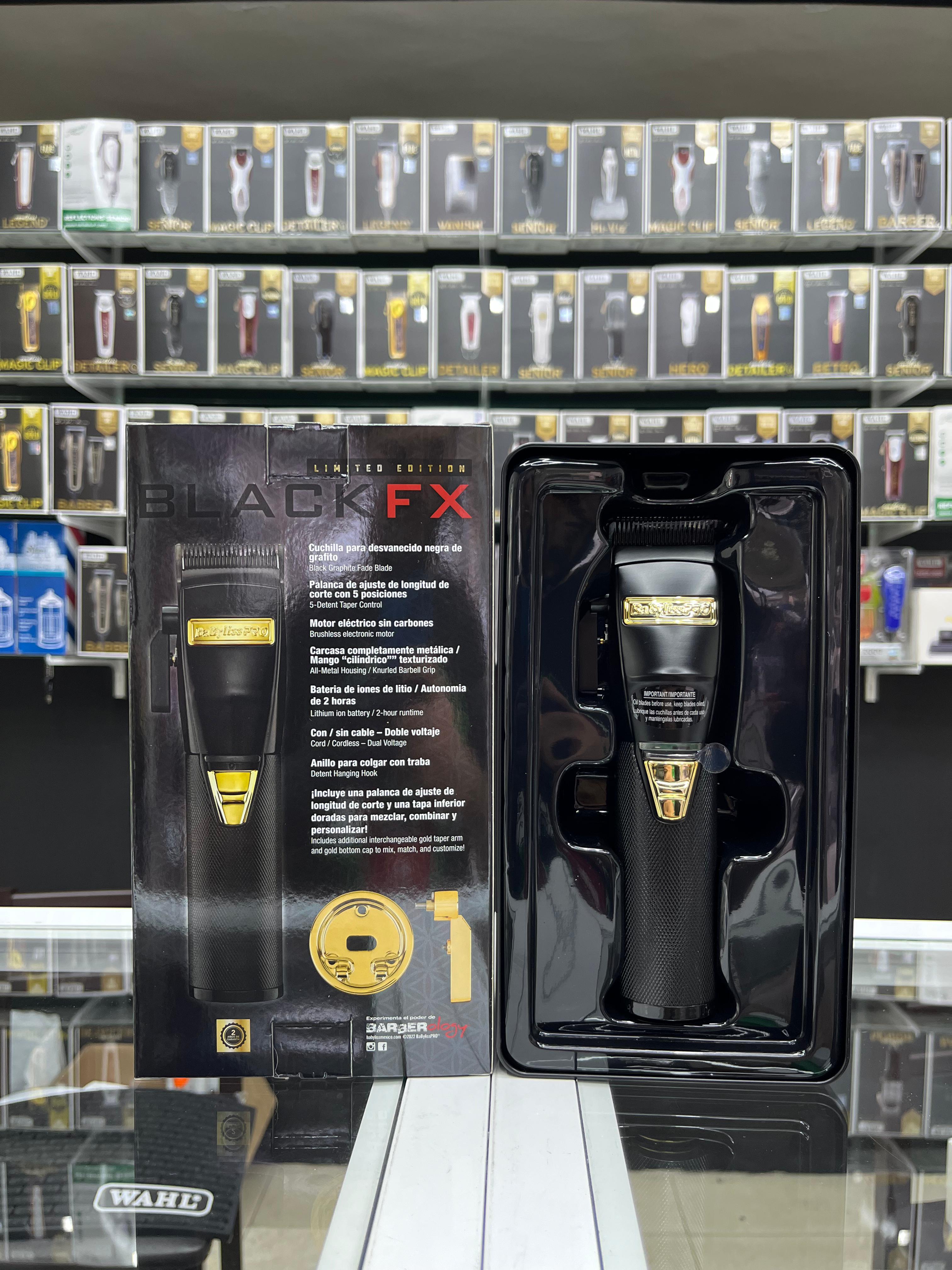 BaByliss PRO - Clipper Inalámbica Black FX – soybarbermonterrey